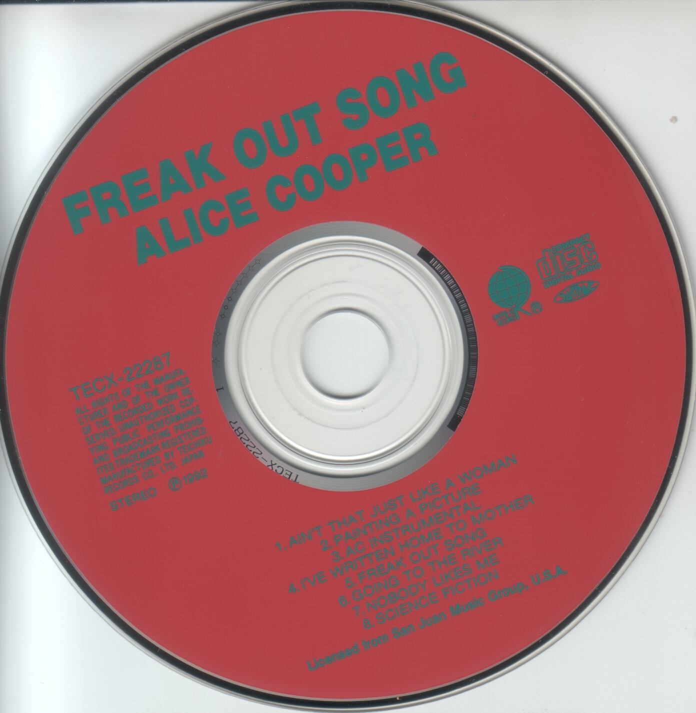 Alice Cooper Freak Out Song : CD JPN | CD Covers | Cover Century | Over ...